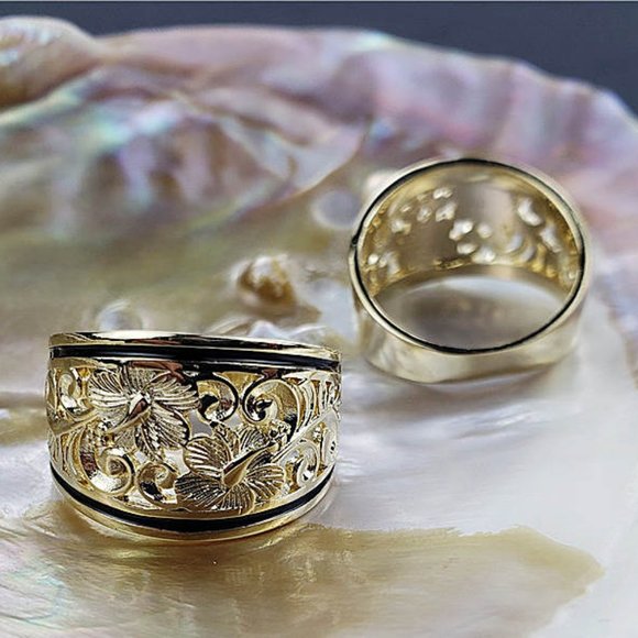 Healani Jewelry | Jewelry | 5mm Hawaiian Heirloom Hibiscus Tapered ...